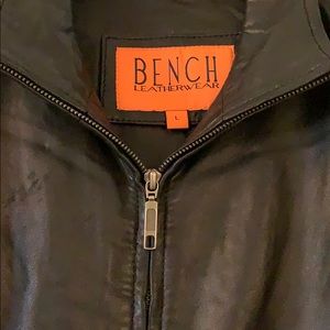 Bench | Jackets & Coats | Mens Leather Jacket Black | Poshmark